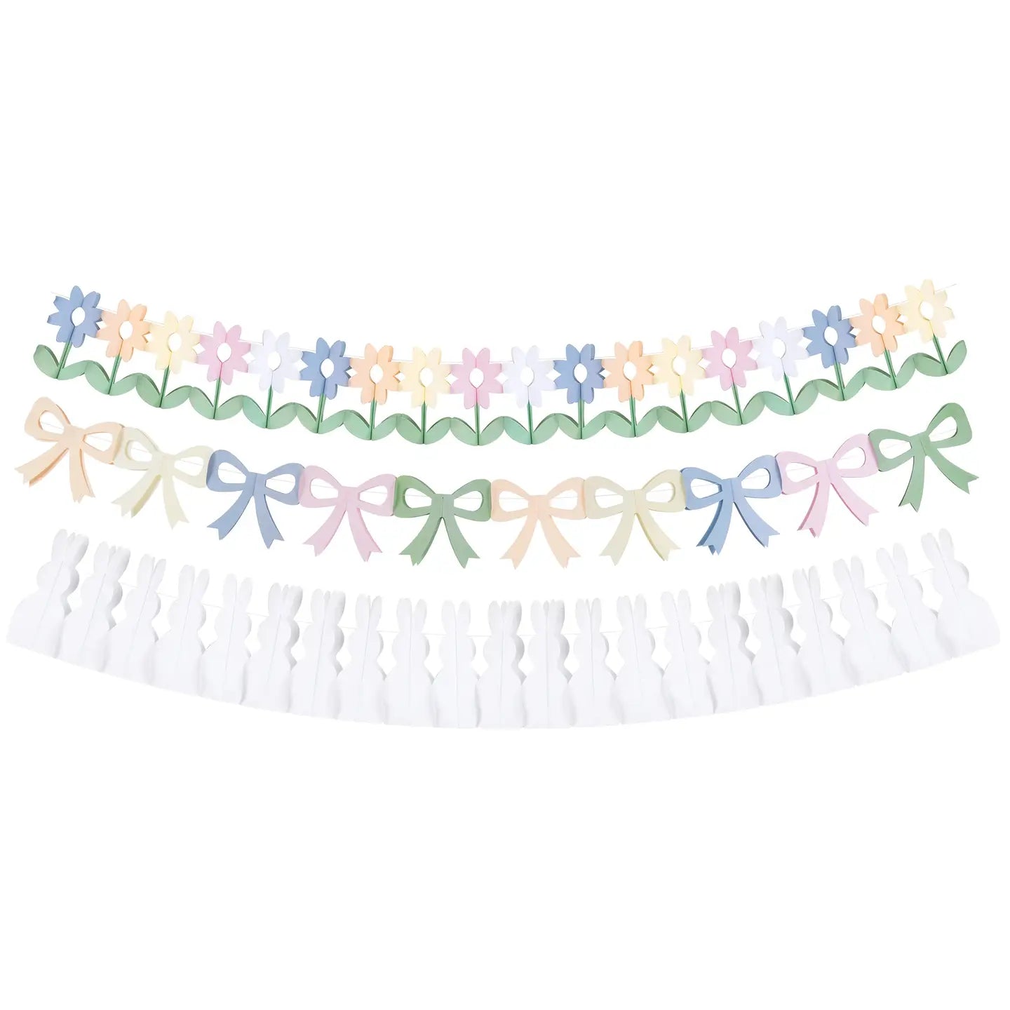 Bunny Paper Garland Set by Meri Meri – Mochi Kids