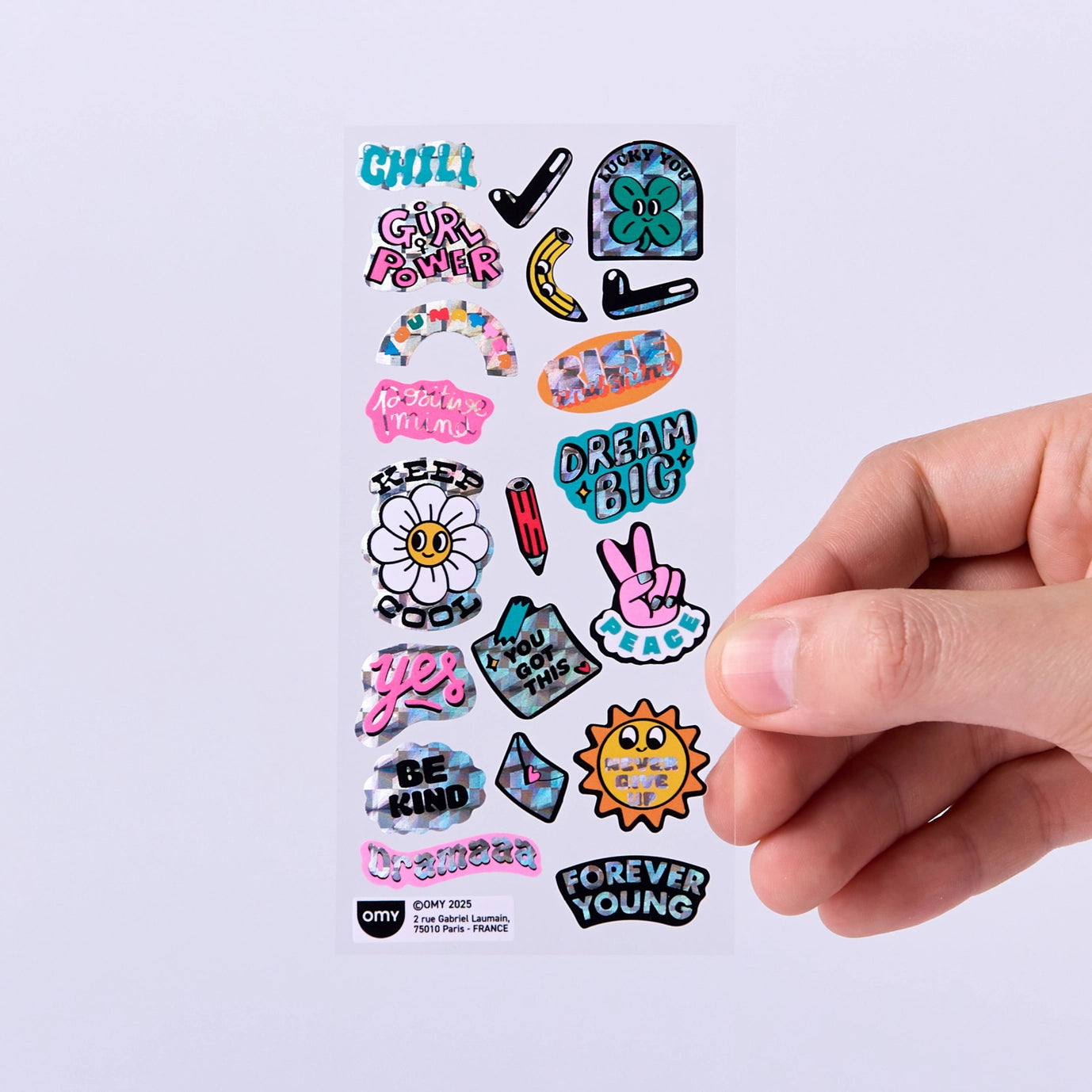 Messages Feel Good Sticker by Omy – Mochi Kids