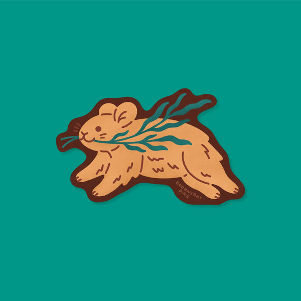 Running Pika Sticker by Goodnight Pine – Mochi Kids