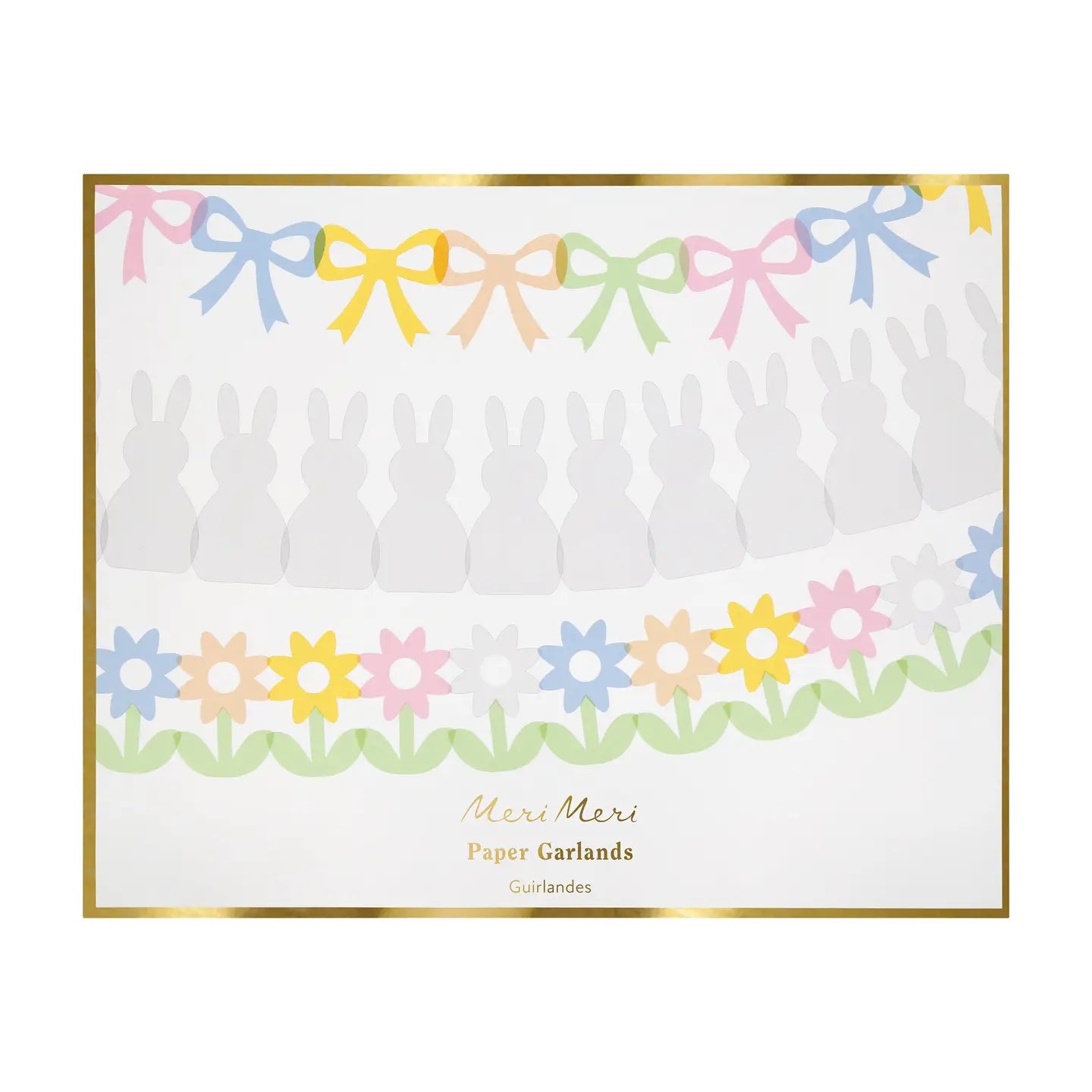 Bunny Paper Garland Set by Meri Meri – Mochi Kids