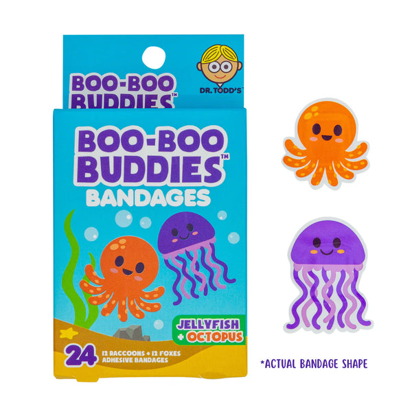 Jellyfish and Octopus Bandages by Boo-Boo Buddies – Mochi Kids