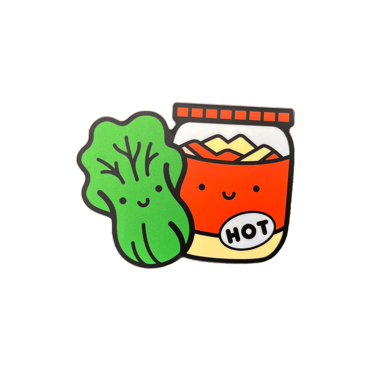 Colorful Kimchi Vinyl Sticker – Mochi Kids
