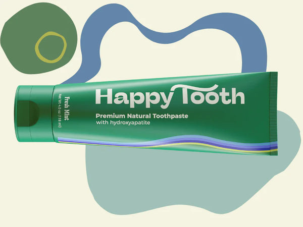 Premium Natural Toothpaste - Fresh Mint by Happy Tooth – Mochi Kids