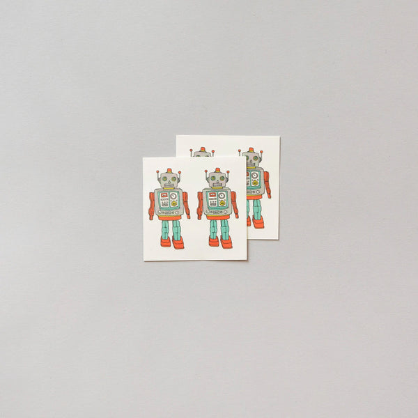 Robot Tattoo Pair by Tattly – Mochi Kids